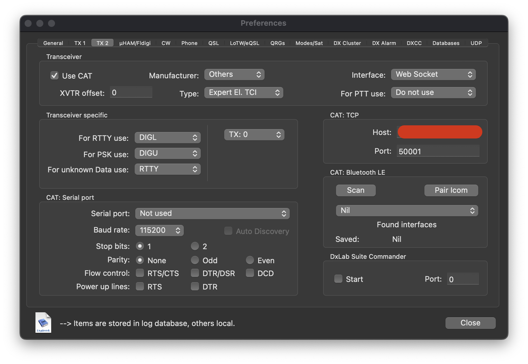 HowTo: RUMlogNG TCI on Mac to THETIS TCI on Windows10 – GW3JVB